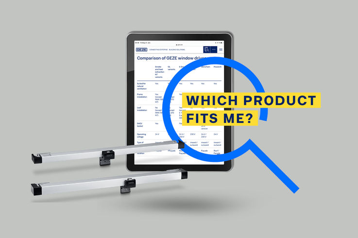 Window drives in the IQ windowdrive product family from GEZE | GEZE